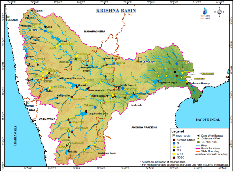 Krishna River System And Its Tributaries !! Explained !! – Rishi Upsc