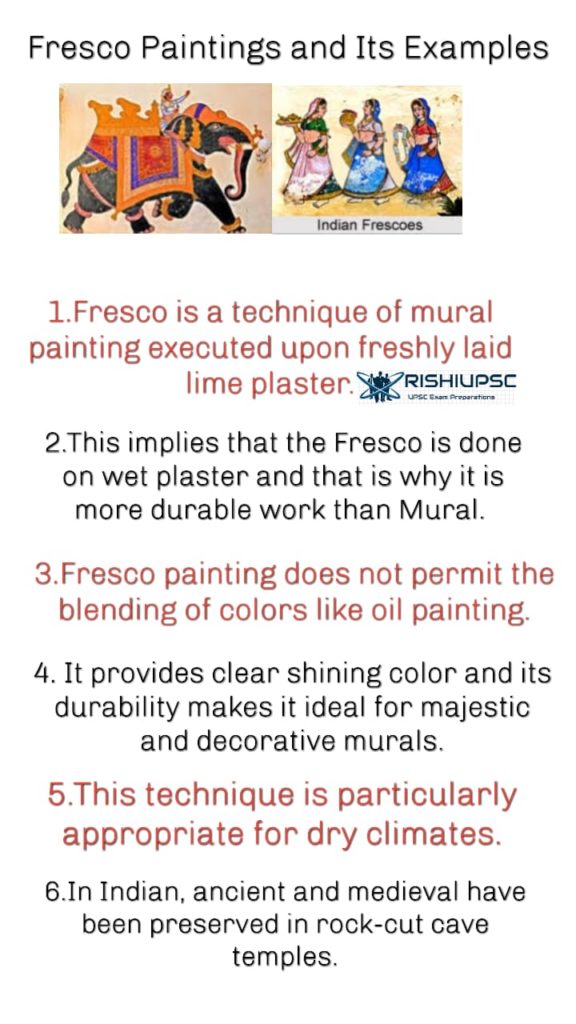Fresco Paintings and Its Examples – Indian Paintings Part 6 – Rishi Upsc