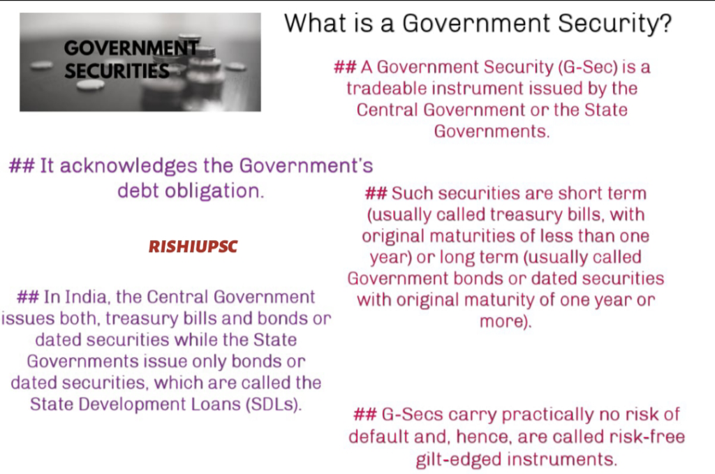 What is a Government Security ? – Rishi Upsc
