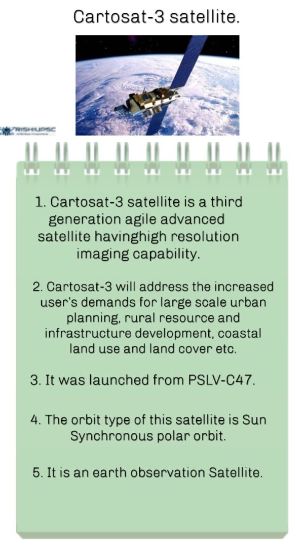 Cartosat-3 Satellite – Rishi Upsc